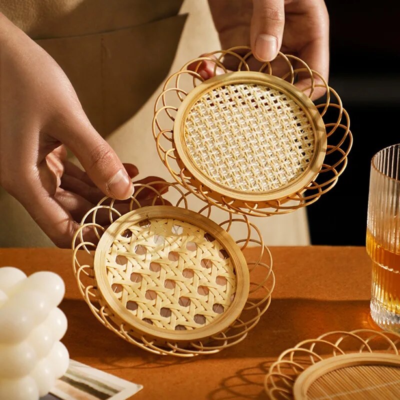 Bamboo Coaster Set – Vhailo