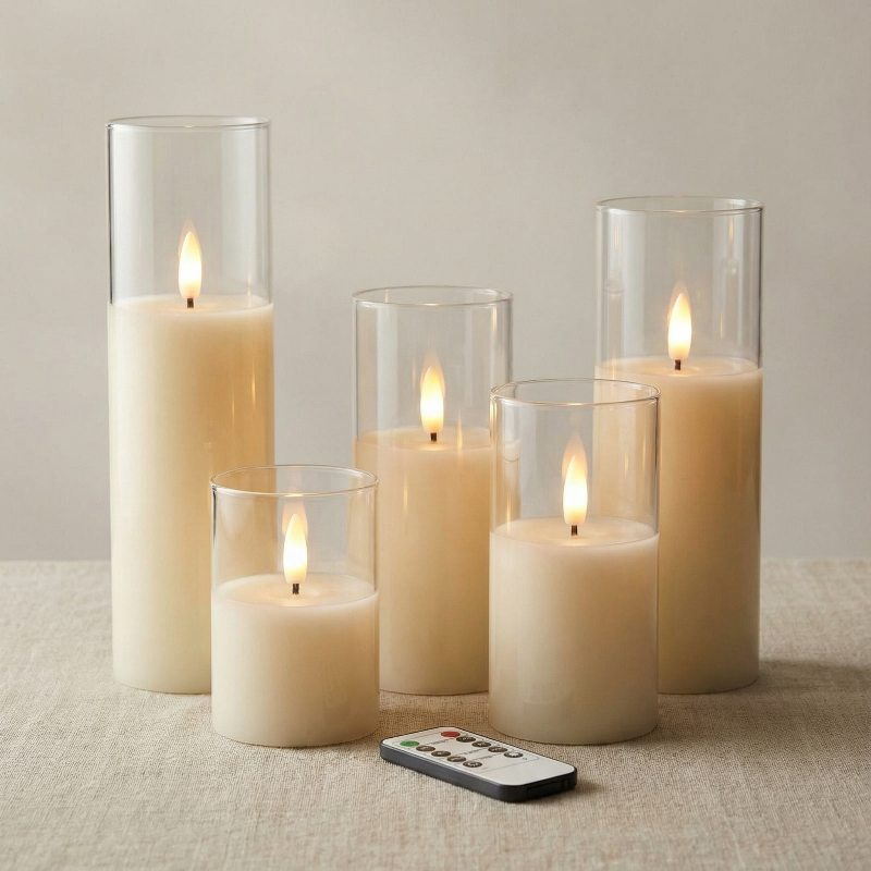 Flameless LED Candle Set – Vhailo